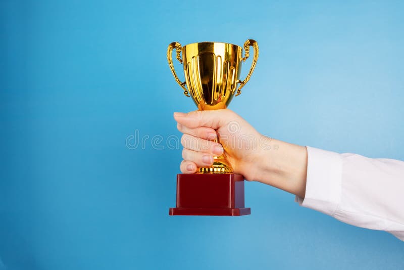 Business Award, Corporate Cup in the Hand of the Winner of the ...