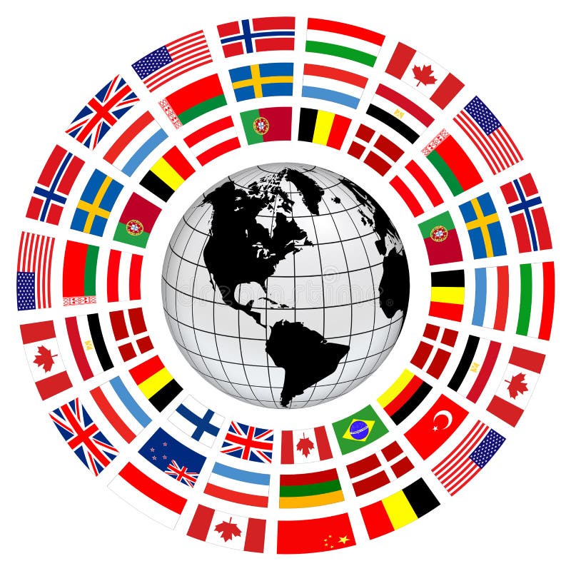 Logo earth globe gold stock vector. Illustration of design - 13946721