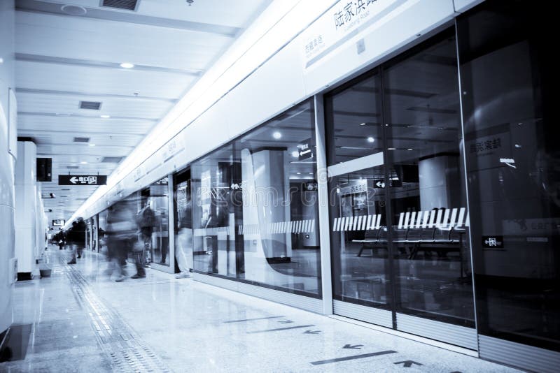 Business Background of Subway Station Stock Photo - Image of passenger ...