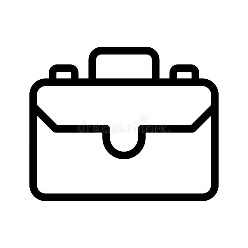 Business Bag Icon stock vector. Illustration of business - 221112048