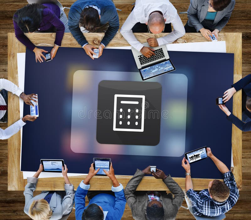 Business Banking Online Payment Financial Transaction Concept Stock ...