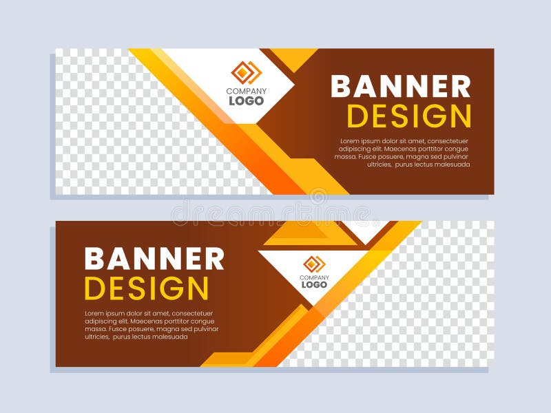 Business Banner Design Template Stock Vector - Illustration of creative ...