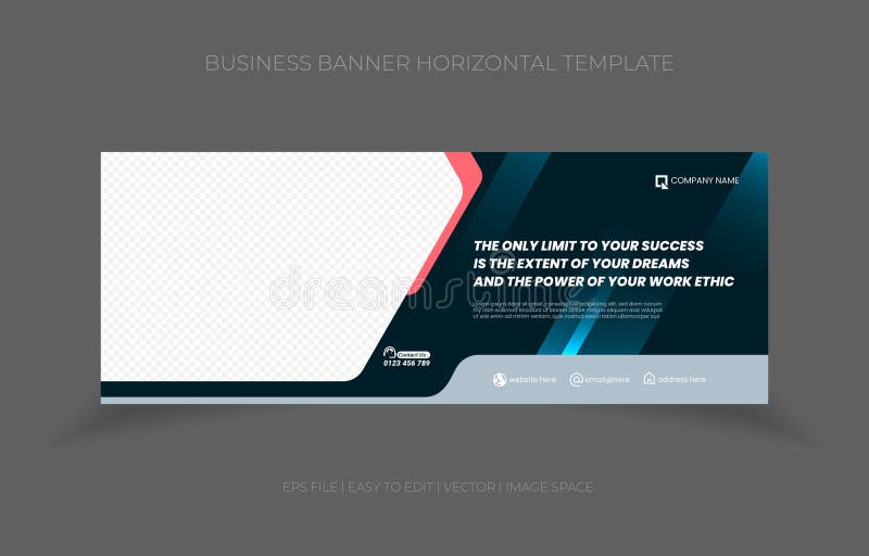 Horizontal Business Banners Simple Modern Design-07 Stock Vector ...