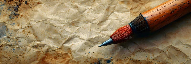 Business Banner - Pen & Paper Design Stock Illustration - Illustration ...