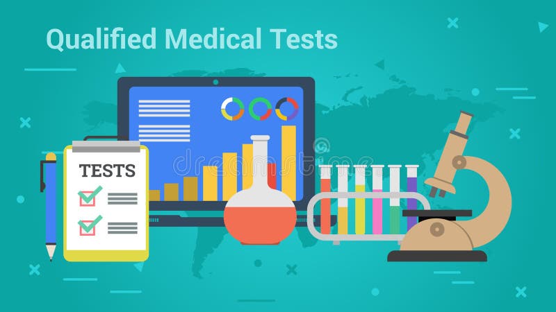 Business Banner - Qualified Medical Tests Stock Vector - Illustration ...