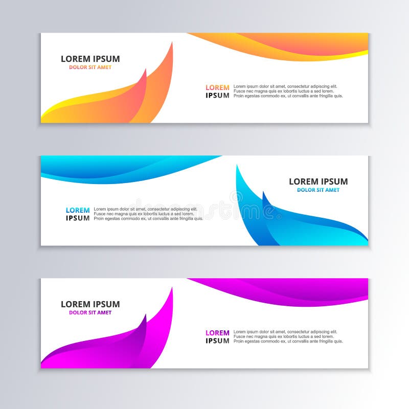 Business Banner Template, Layout White Background Design, Corporate ...