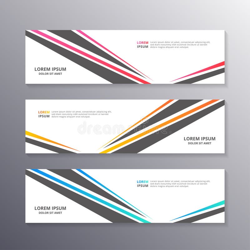 Business Banner Template, Layout Background Design, Corporate Geometric ...