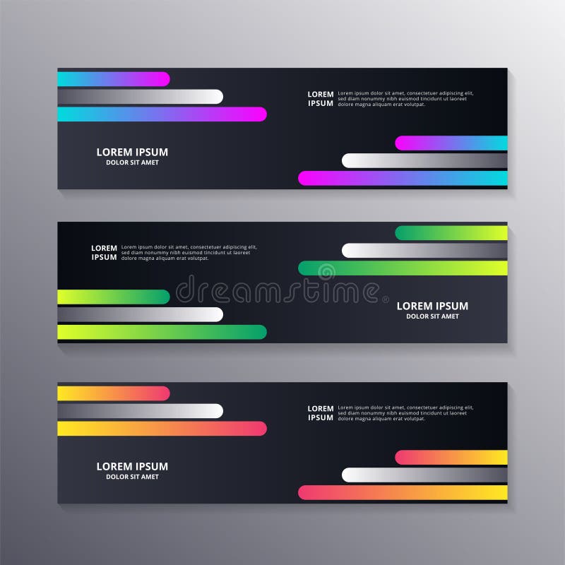 Business Banner Template, Layout Dark Background Design, Corporate ...