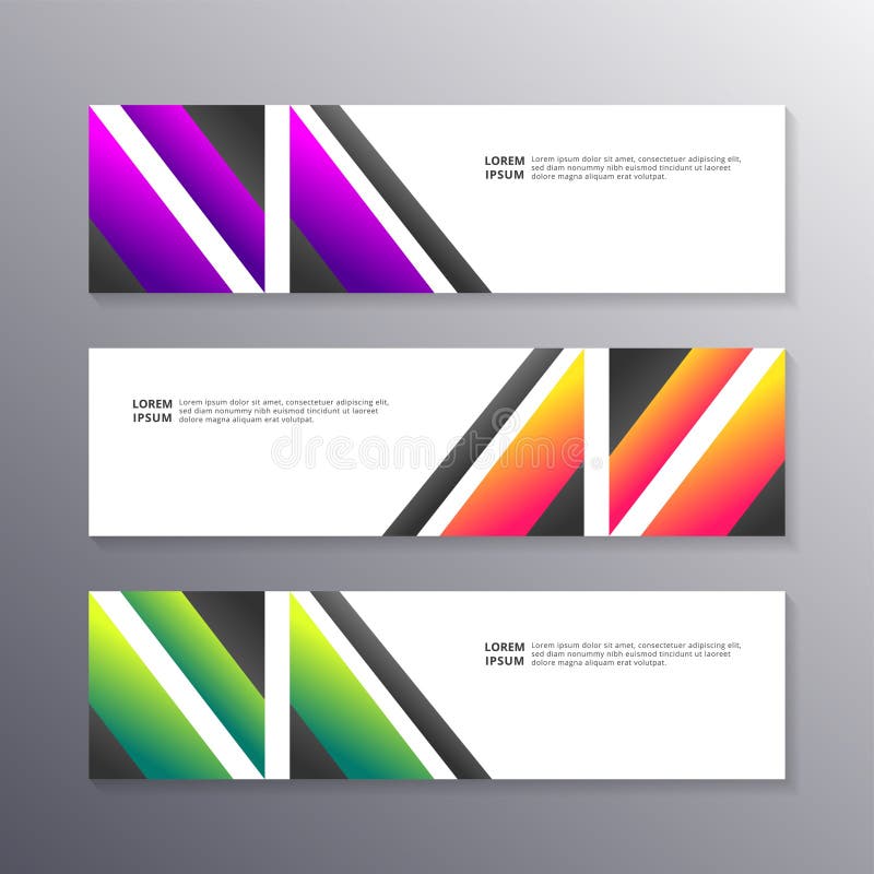 Business Banner Template, Layout White Background Design, Corporate ...