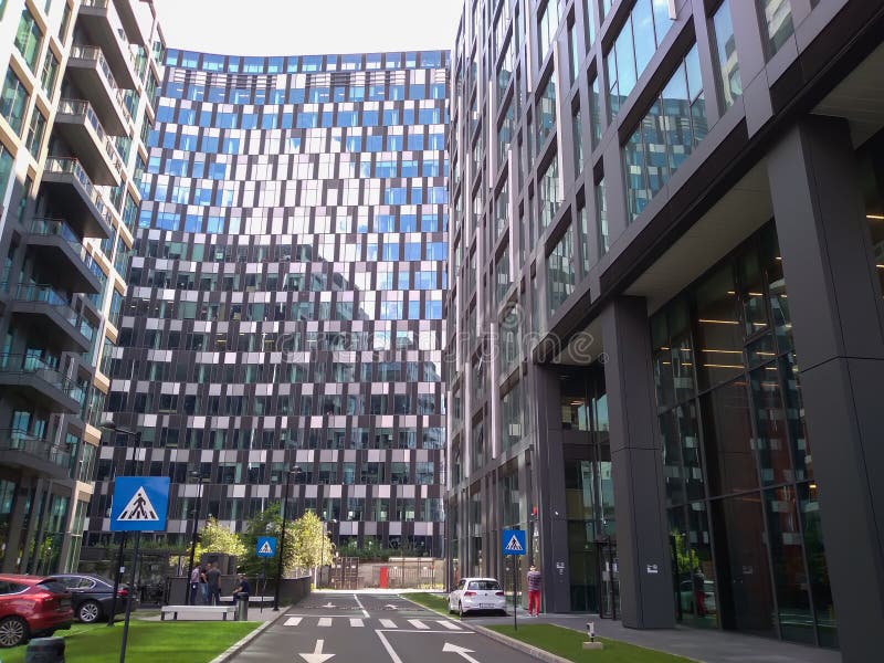 Bucharest Business District Editorial Image - Image of long, iconic ...