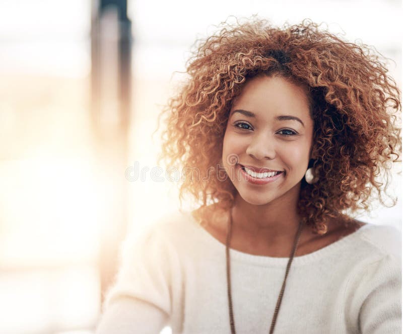 Business Black Woman And Portrait In Office With Smile Startup Person