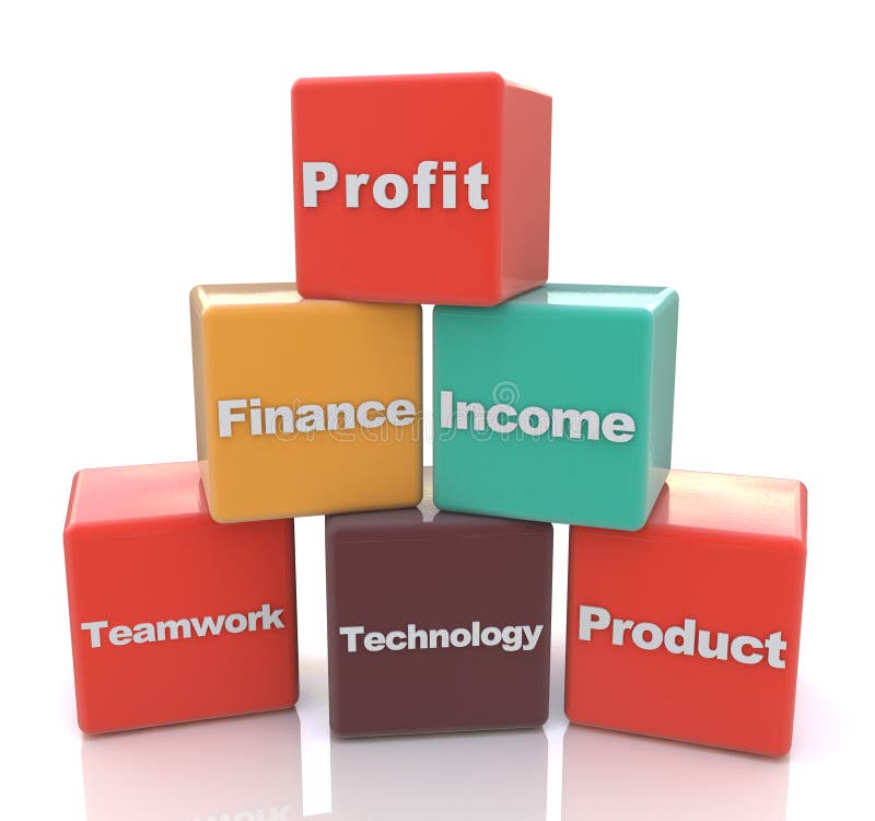 Business Blocks stock illustration. Illustration of achievement - 39136475