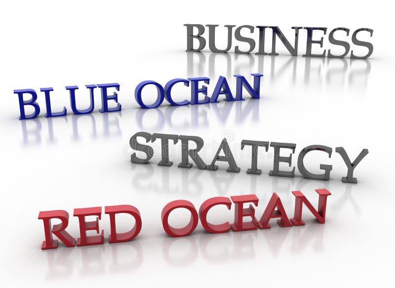 Red Ocean Marketing Concept Stock Illustrations – 470 Red Ocean ...