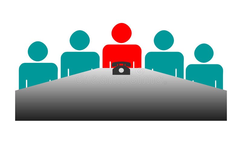 Board meeting stock vector. Illustration of artwork, clip - 19739186