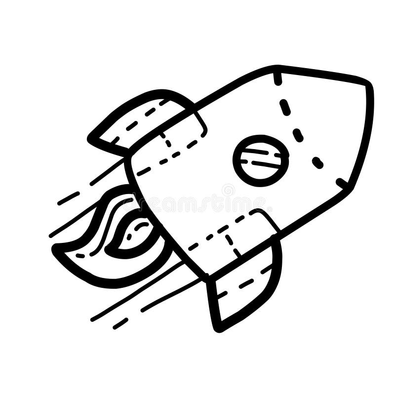 Business Boosted Hand Drawn Icon Design, Outline Black, Vector Icon ...