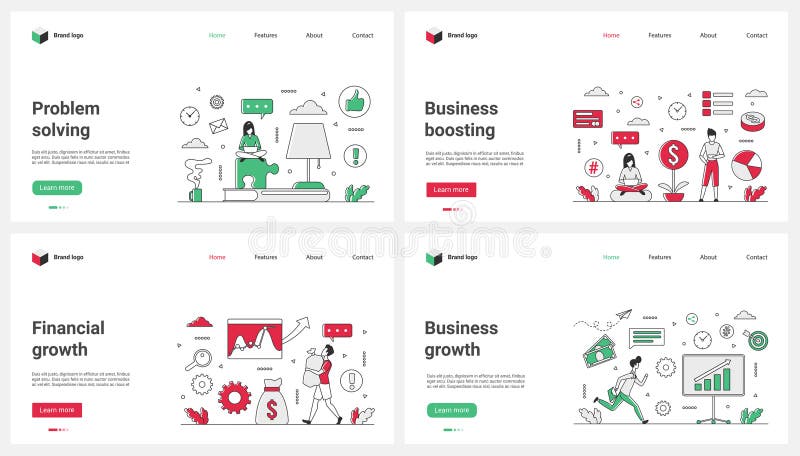 Business Boosting Problem Solving, Financial Growth and Sales, Tiny ...