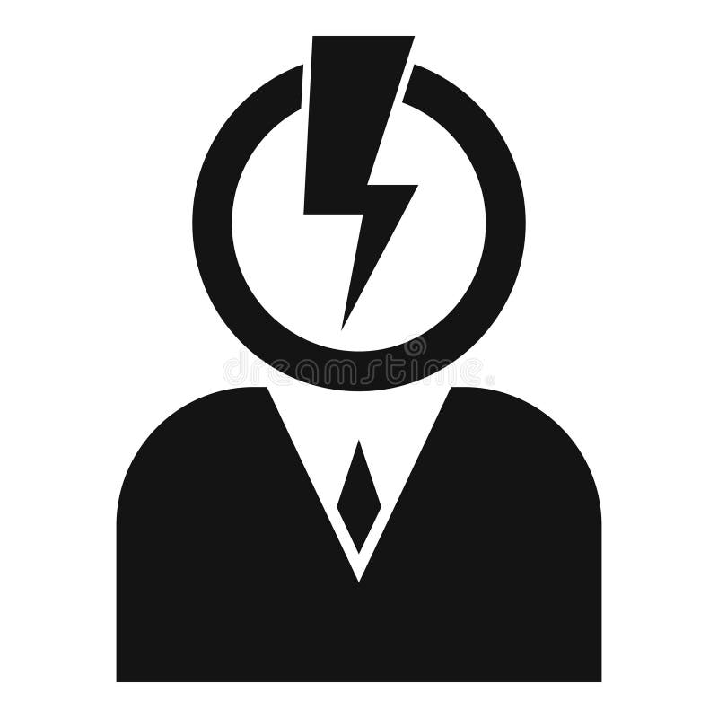 Business Brainstorming Icon Simple Vector. Mind Head Business Stock ...