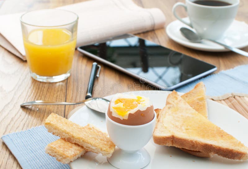 Business breakfast stock photo. Image of office, cafe - 32311336