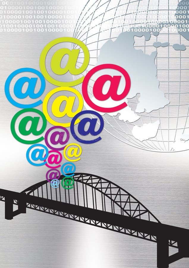 Business bridge stock illustration. Illustration of global - 2512752