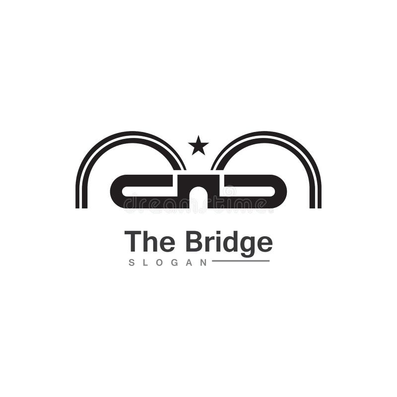 Business Bridge Logo Design Vector Icon Template Design Stock ...