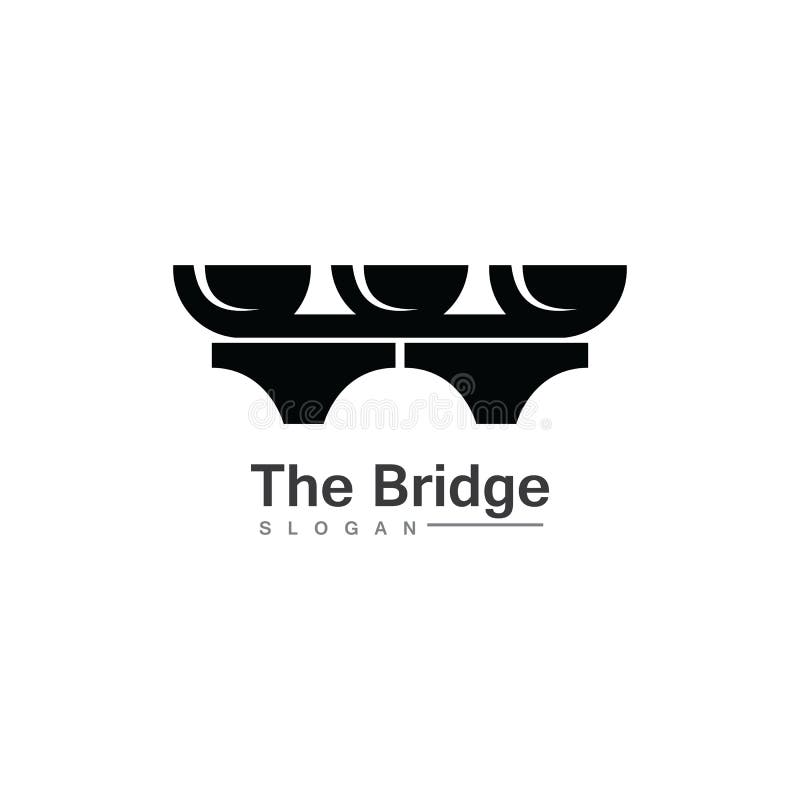Business Bridge Logo Design Vector Icon Template Design Stock ...