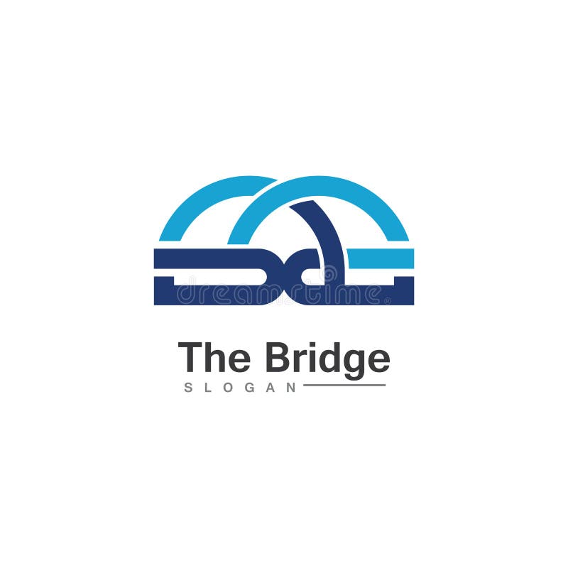 Business Bridge Logo Design Vector Icon Template Design Stock ...