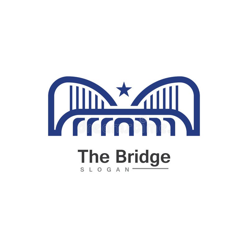 Business Bridge Logo Design Vector Icon Template Design Stock ...