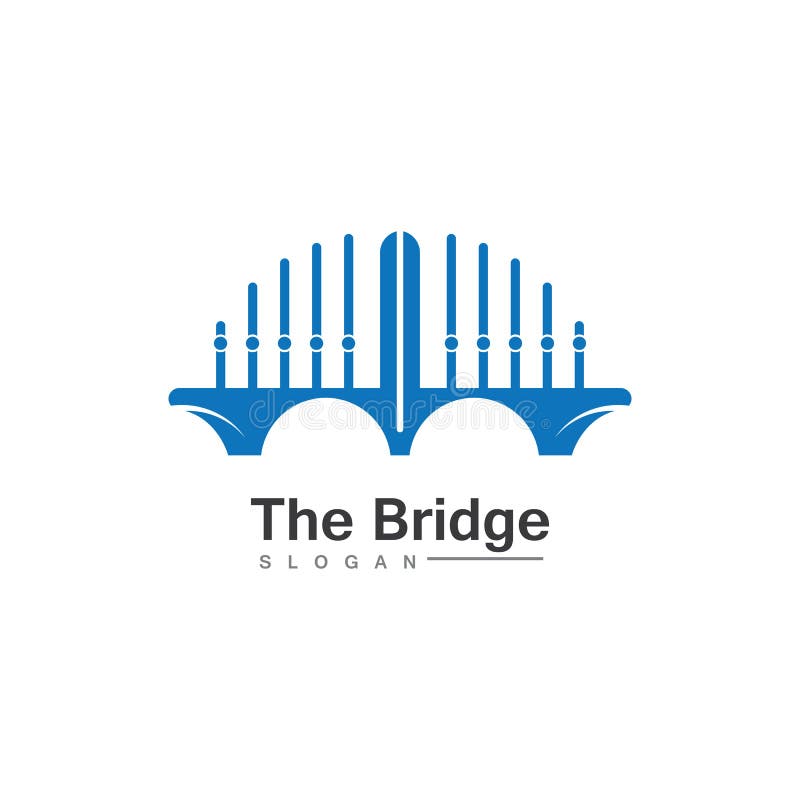 Business Bridge Logo Design Vector Icon Template Design Stock ...