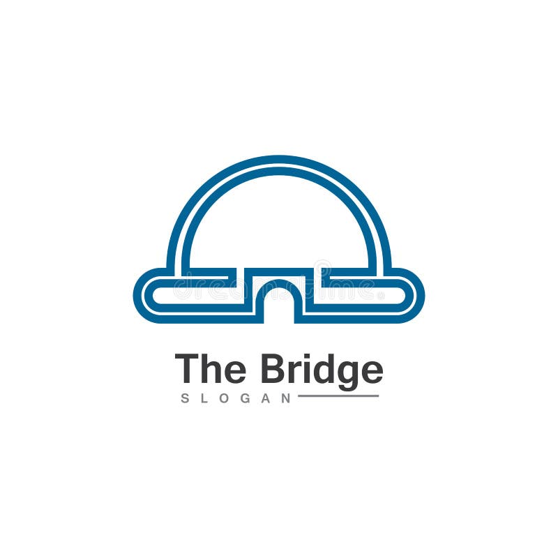 Business Bridge Logo Design Vector Icon Template Design Stock ...