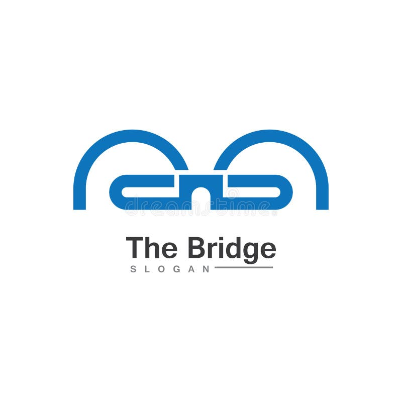 Business Bridge Logo Design Vector Icon Template Design Stock ...