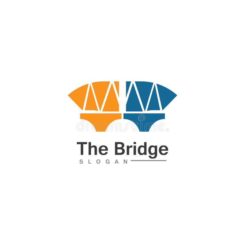 Business Bridge Logo Design Vector Icon Template Design Stock ...