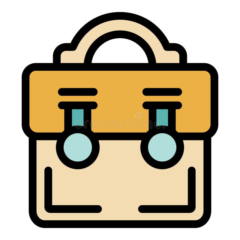 Business Briefcase Icon Representing Work and Business Ventures Stock ...