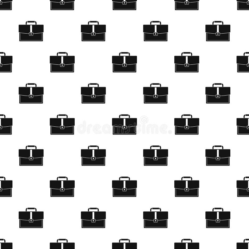 Business Briefcase Pattern Vector Stock Vector - Illustration of closed ...