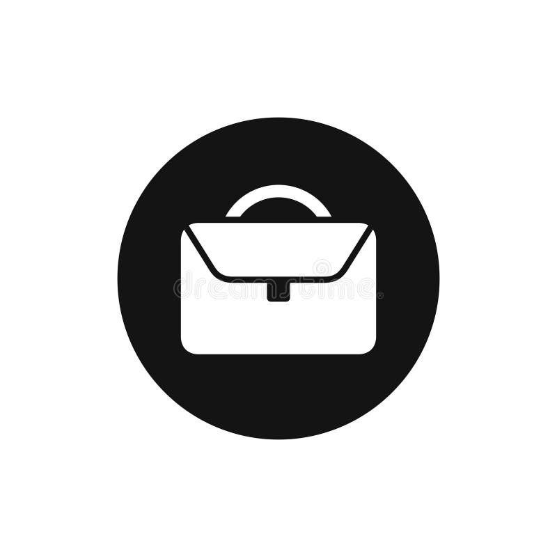 Business Briefcase Vector Icon Stock Vector - Illustration of vector ...