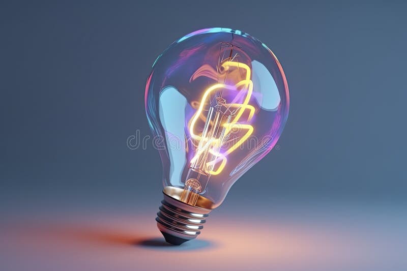 Business Bright Idea, Great Idea for Success, and Mixed Media Concept ...