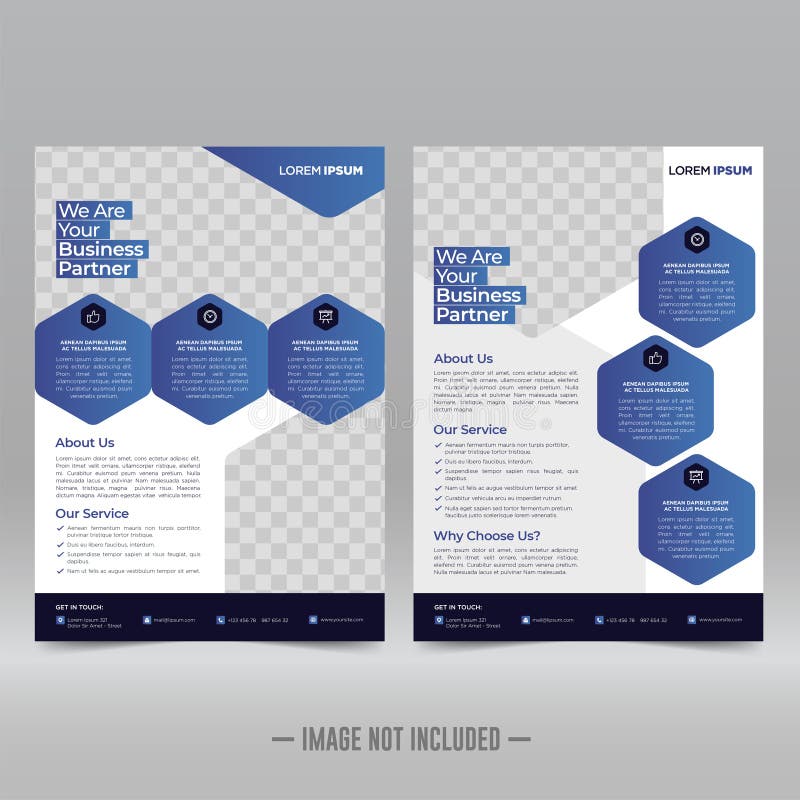 Business Brochure Flyer Layout Design Template Stock Vector ...