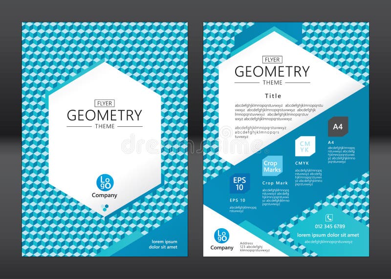 Brochure template stock vector. Illustration of corporate - 57292362