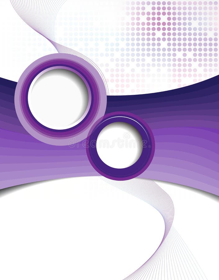 Abstract Wavy Purple Background for Design Stock Vector - Illustration ...
