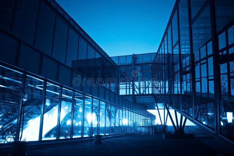 Business building stock image. Image of corporation, blue - 12772173