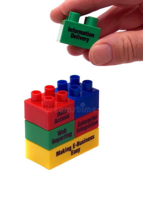 Business Building Blocks stock photo. Image of systems - 604682