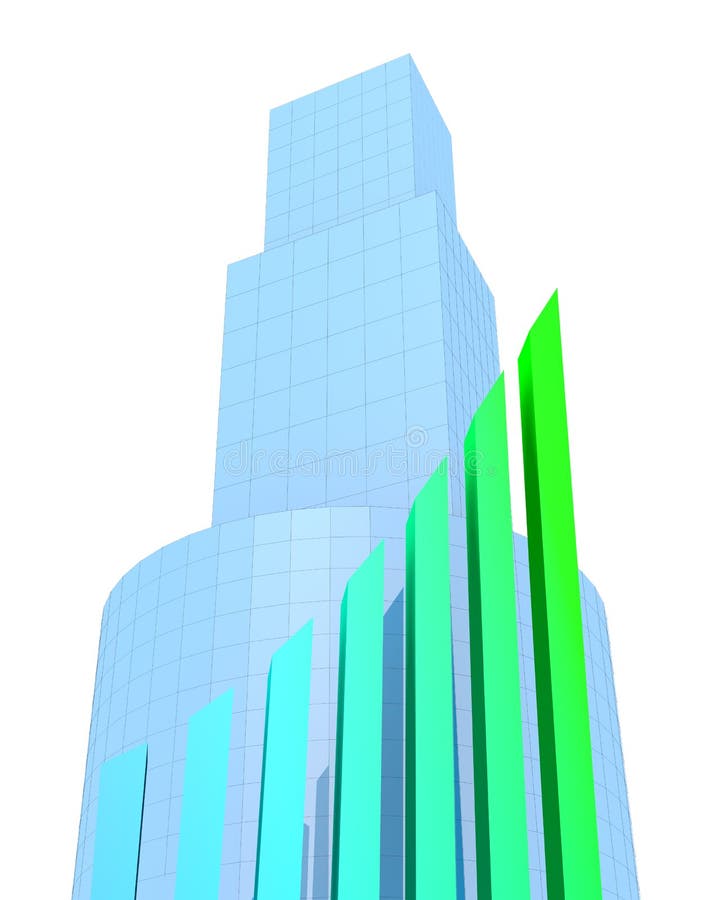 Business Building chart stock illustration. Illustration of calculation ...