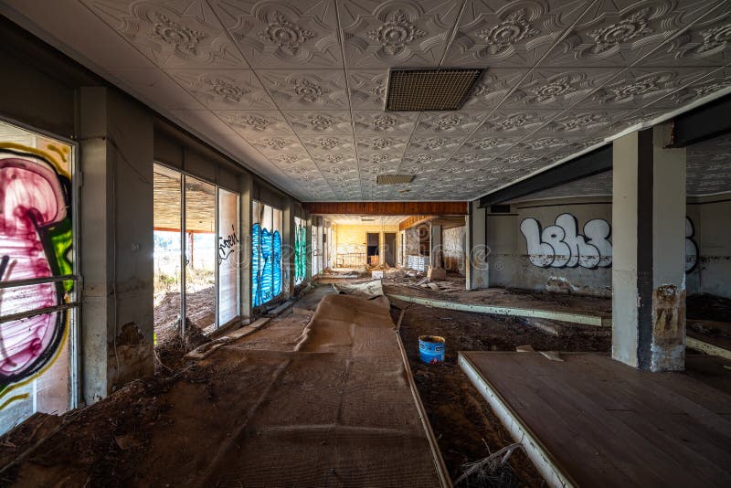 Business Building Destroyed by Flooding, Which is Now a Lost Place ...