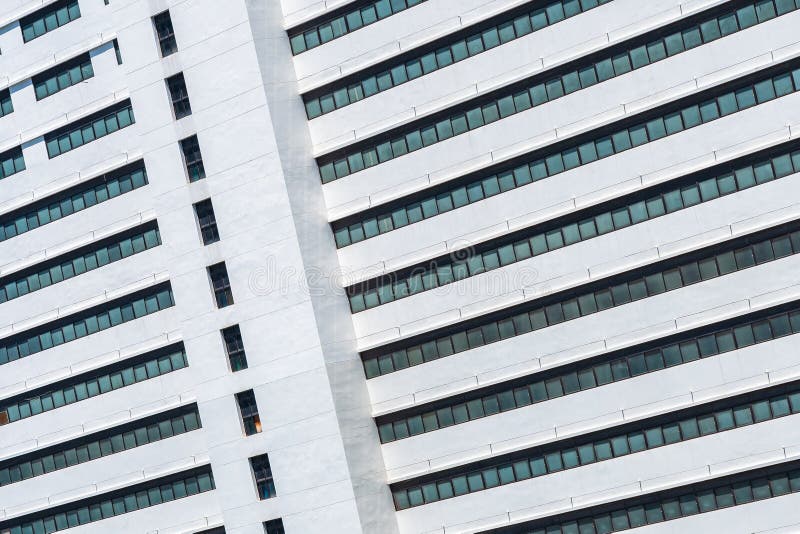 Business Building Exterior with Glass Window Pattern Stock Photo ...