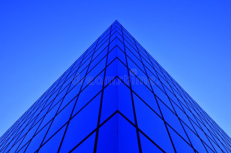 Business Building Glass Windows Geometry Architecture Stock Image ...