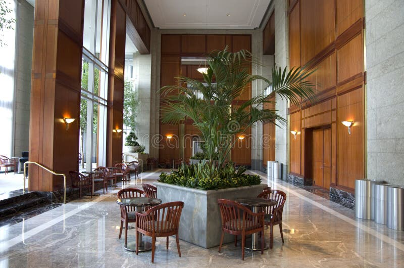 Business Building Lobby Interior Interiors Design Designs Stock Photo ...