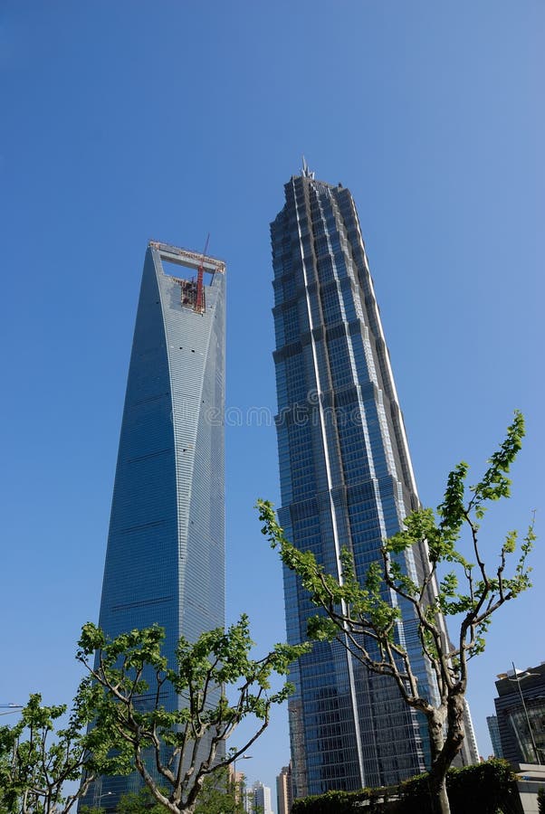 Business Building Shanghai China Stock Photo - Image of business ...