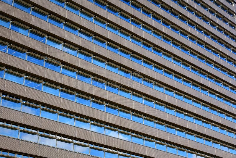 Business building windows stock image. Image of estate - 99908229