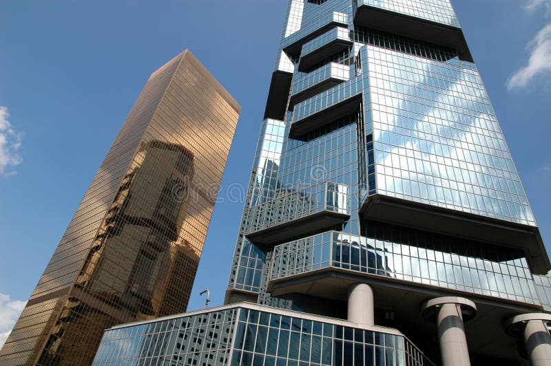 Business buildings stock image. Image of hong, reflect - 762393