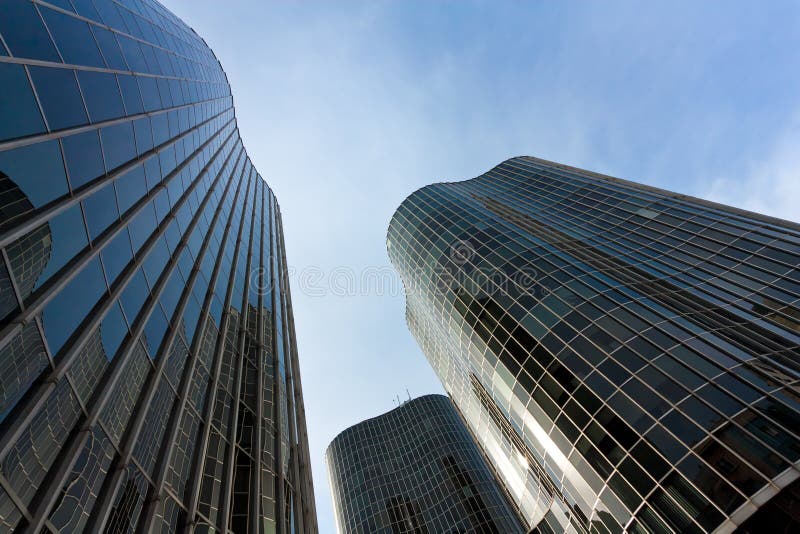 Business Buildings (Trade Towers) Stock Image - Image of modernity ...