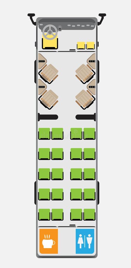 Bus Seat Map Stock Illustrations – 205 Bus Seat Map Stock Illustrations ...
